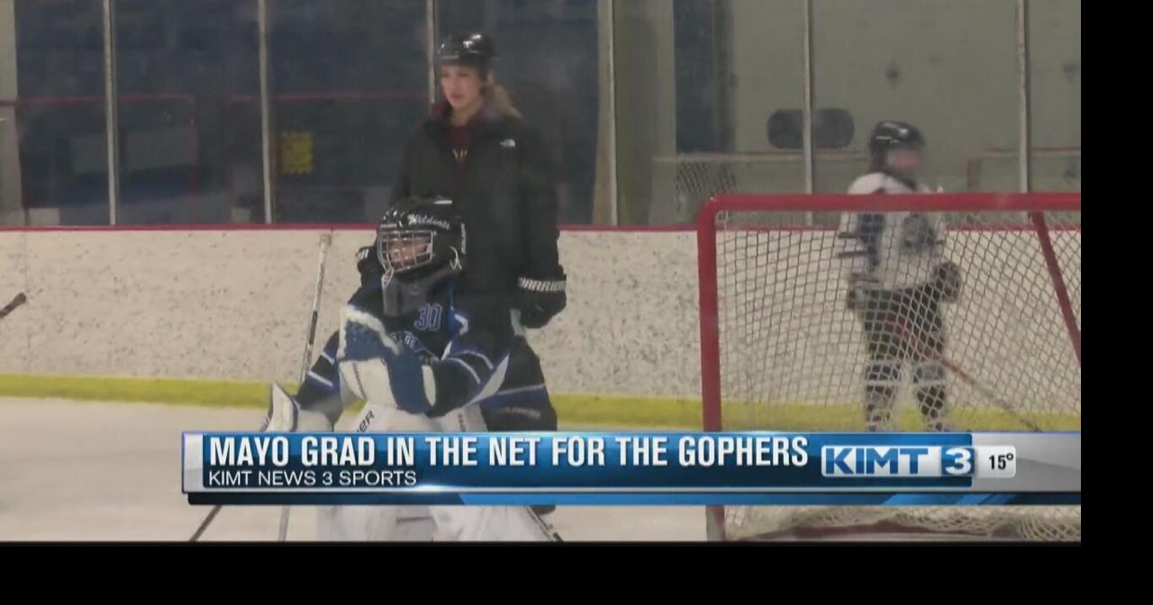 Mayo grad Makayla Pahl is in the net for the University of Minnesota ...