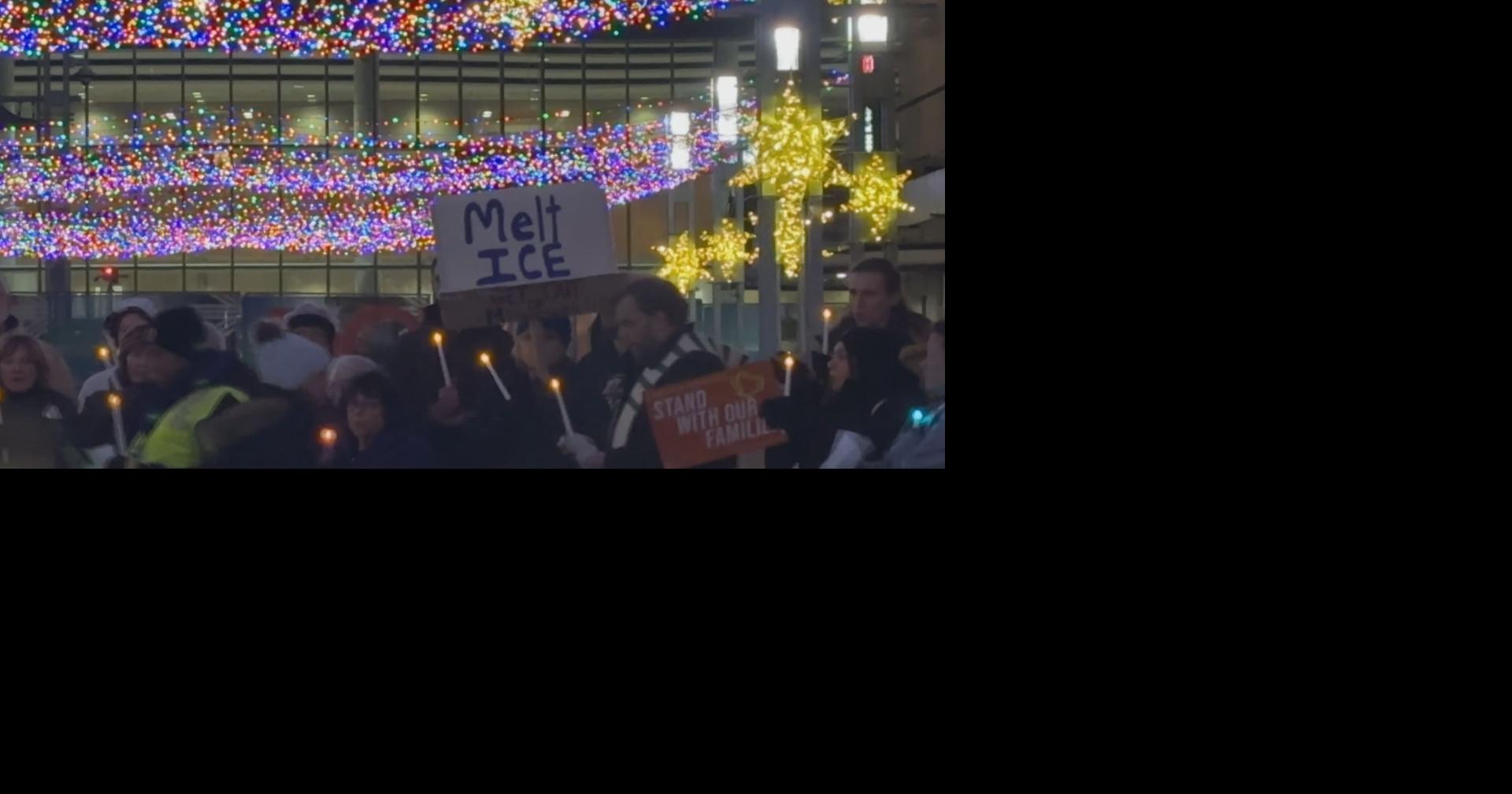 Vigil held in Rochester after ICE Shooting in Minneapolis | News | kimt.com