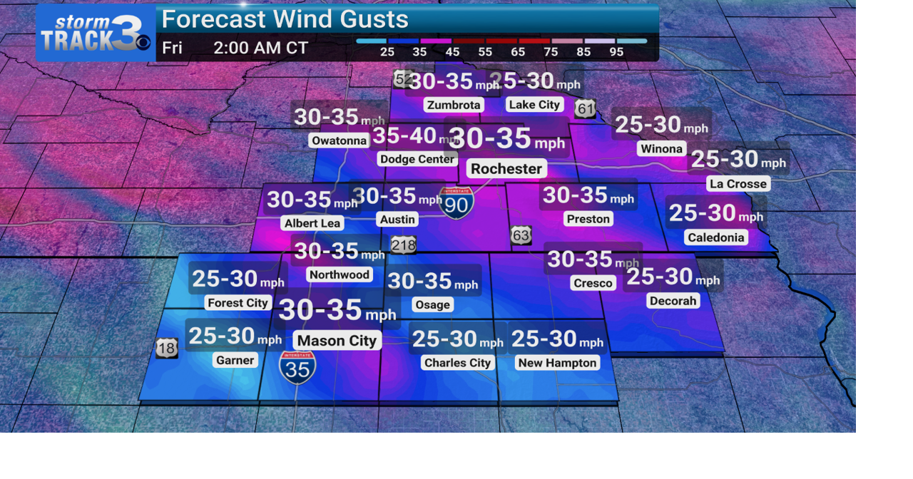 StormTrack 3: Cold front passing late Thursday, windy end to week ...
