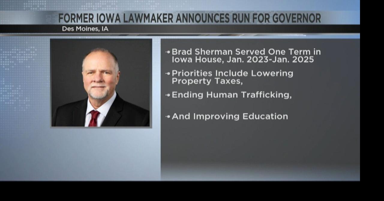 Former Iowa lawmaker announces run for governor | Video | kimt.com