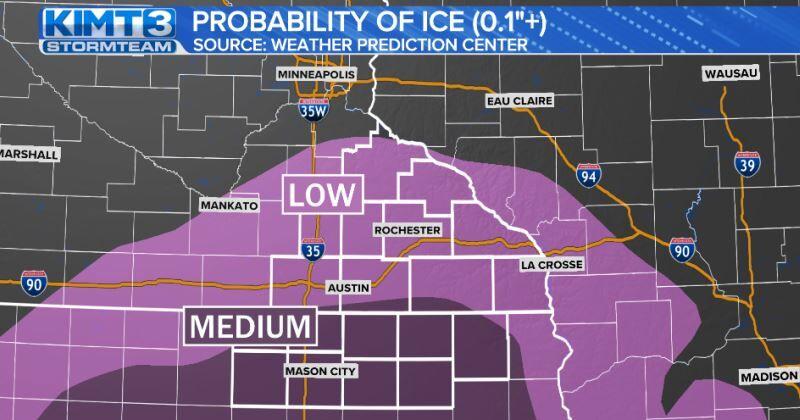 Next weather maker to bring freezing rain this weekend | News | kimt.com
