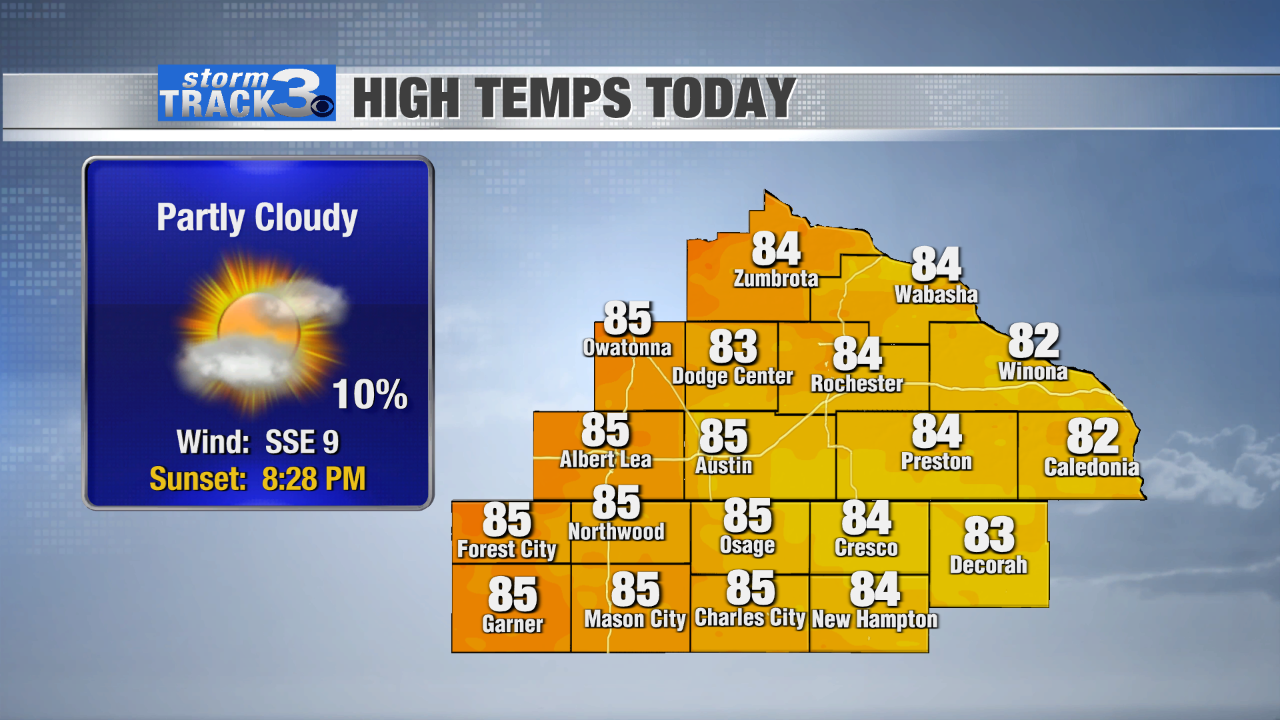 StormTrack 3: Spotty showers Wednesday, severe weather Thursday | News | kimt.com