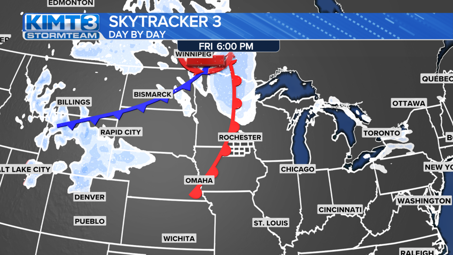 StormTeam 3: One last cold day Thursday, tracking mild air next week | News | kimt.com
