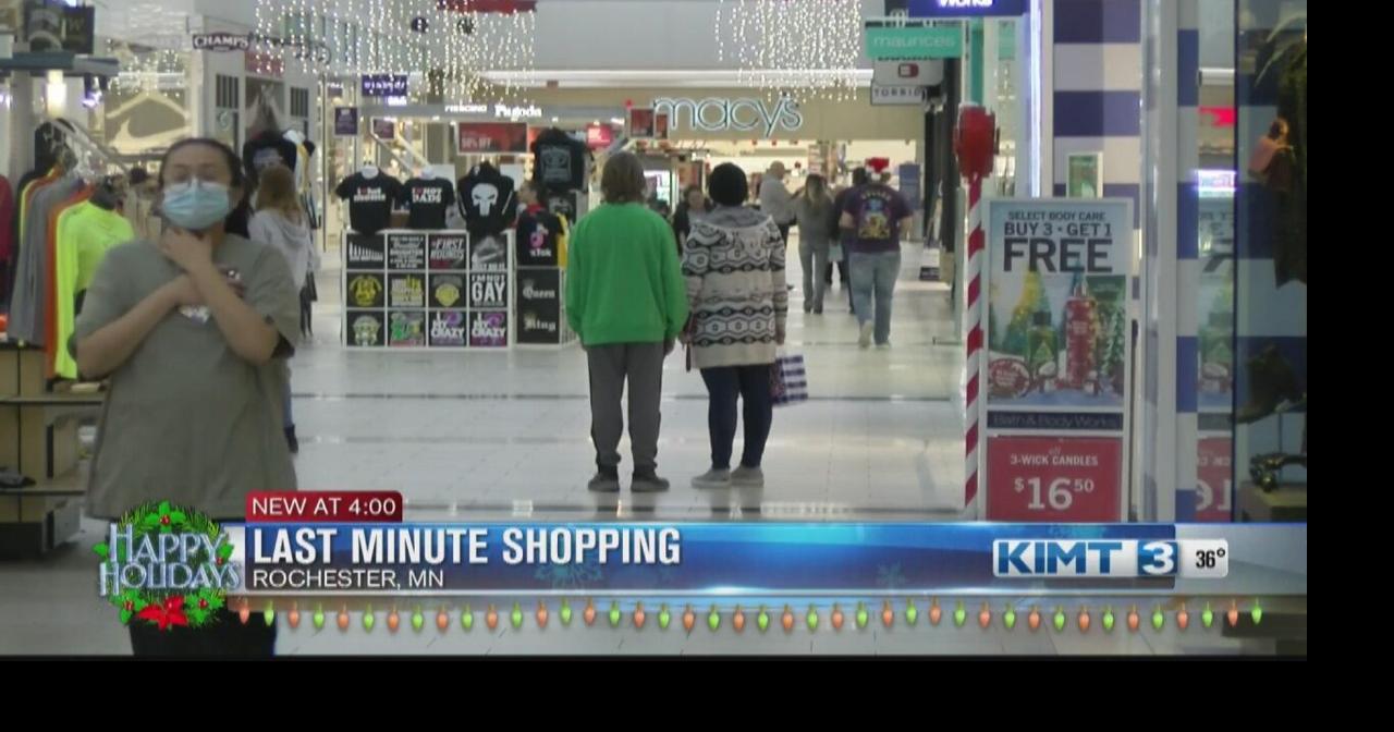 Shoppers head to Apache Mall for last minute shopping | Local | kimt.com