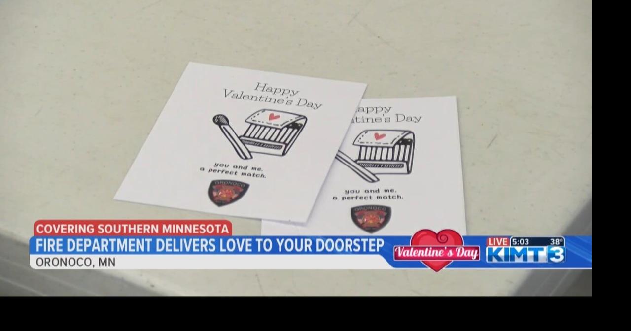 The Oronoco Fire Department Delivers Valentine's Day Firefighter Grams ...