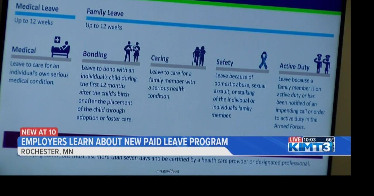 Minnesota employers learn about new paid leave program | Video | kimt.com