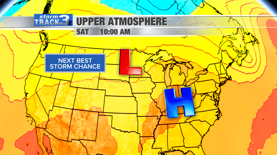 StormTrack 3: Spotty storms, low-end severe threat thru Fourth of July ...