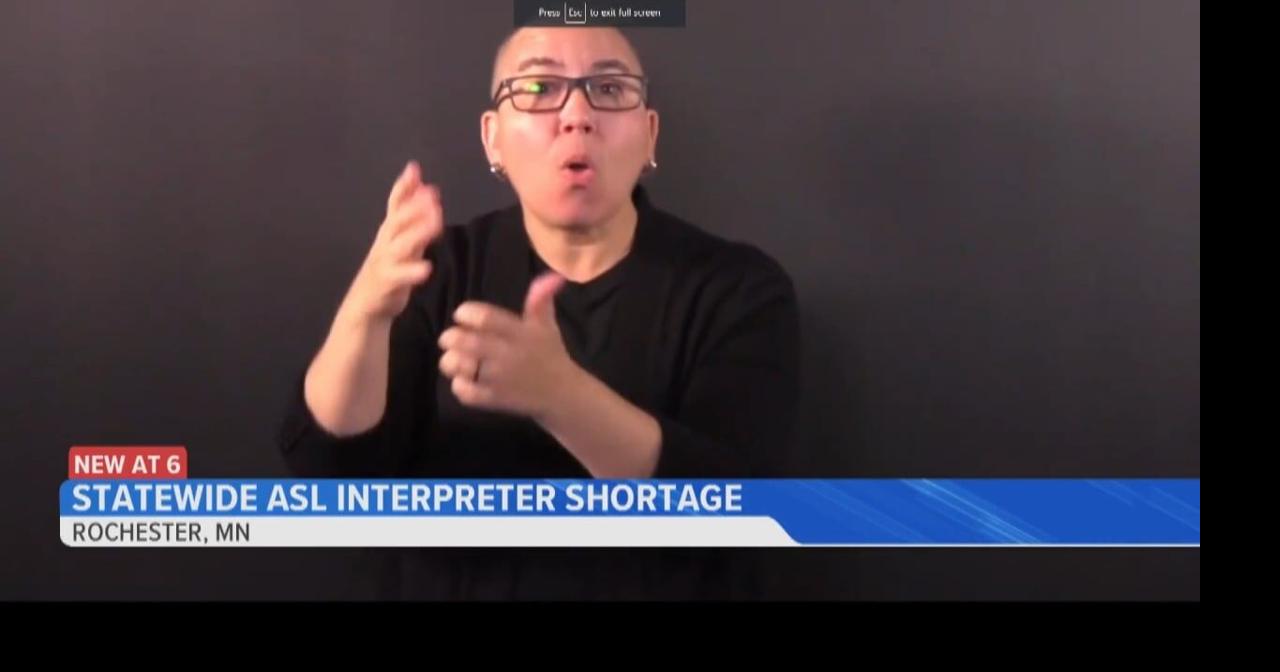 Nearly half of Minnesota American Sign Language interpreters are ...