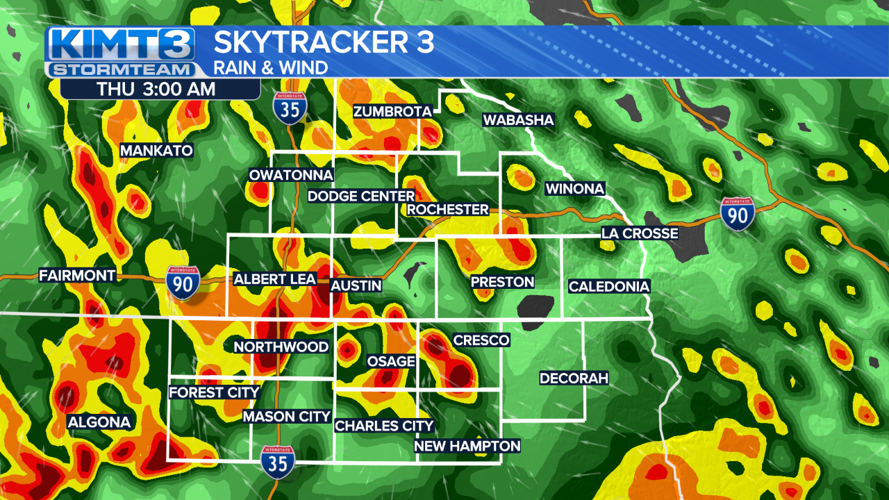 StormTeam 3: Severe weather possible today and tomorrow | News | kimt.com
