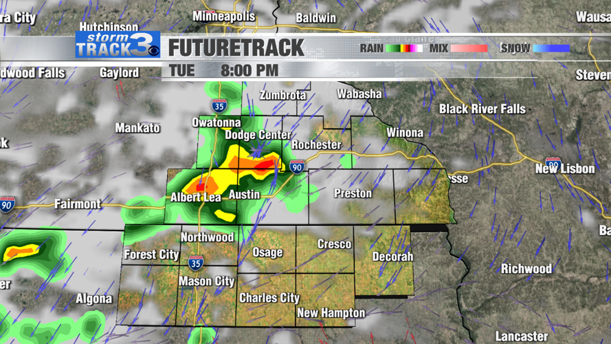 StormTrack 3: Rain/storms expected thru week | News | kimt.com