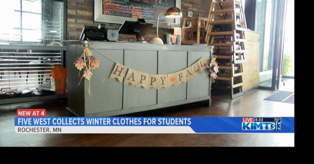 Rochester restaurant collects winter clothes for students | News | kimt.com