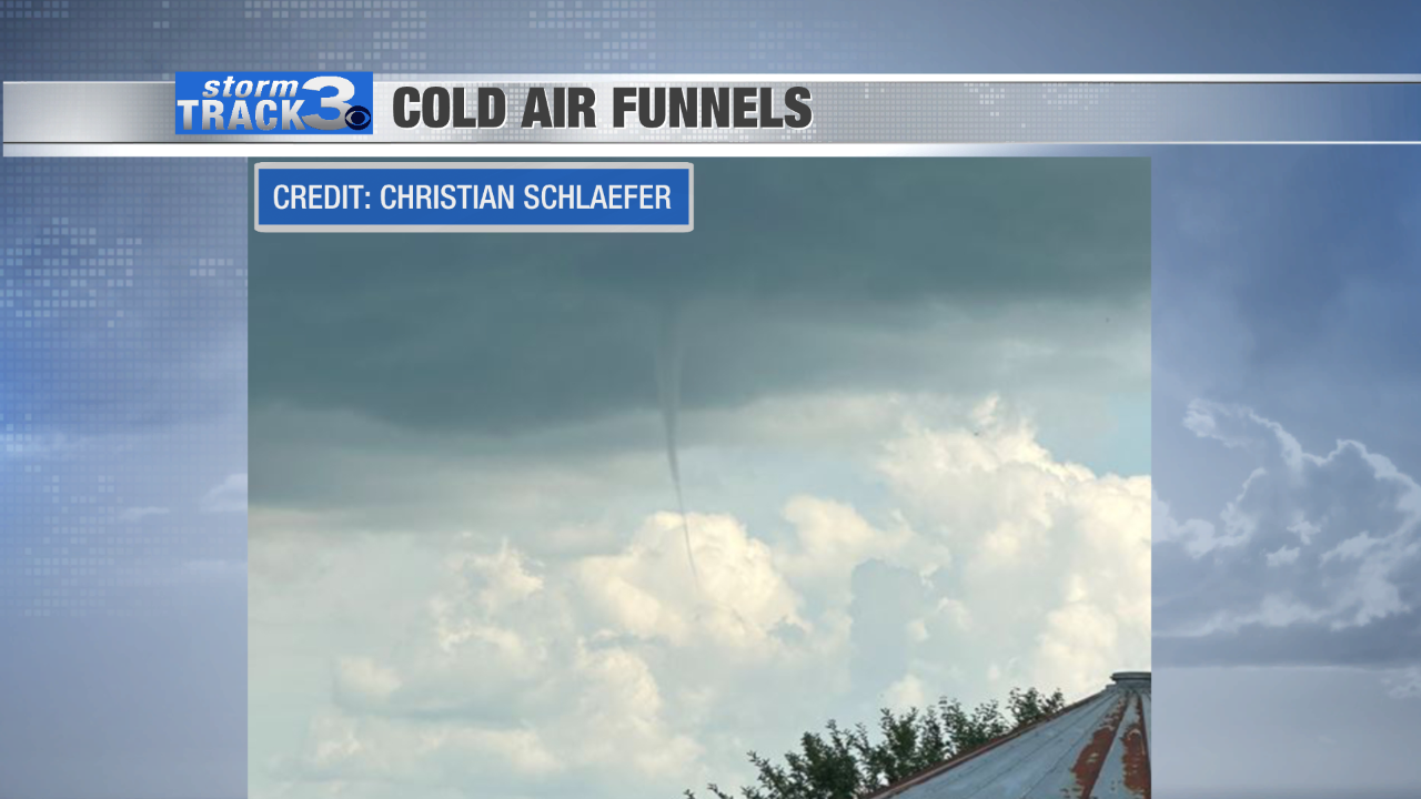 Cold air funnels possible Wednesday afternoon | News | kimt.com