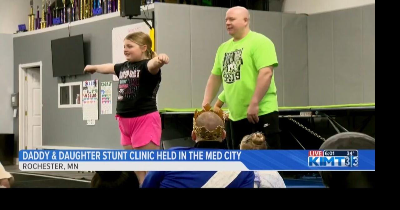 Daddy and Daughter stunt clinic held in Rochester | News | kimt.com