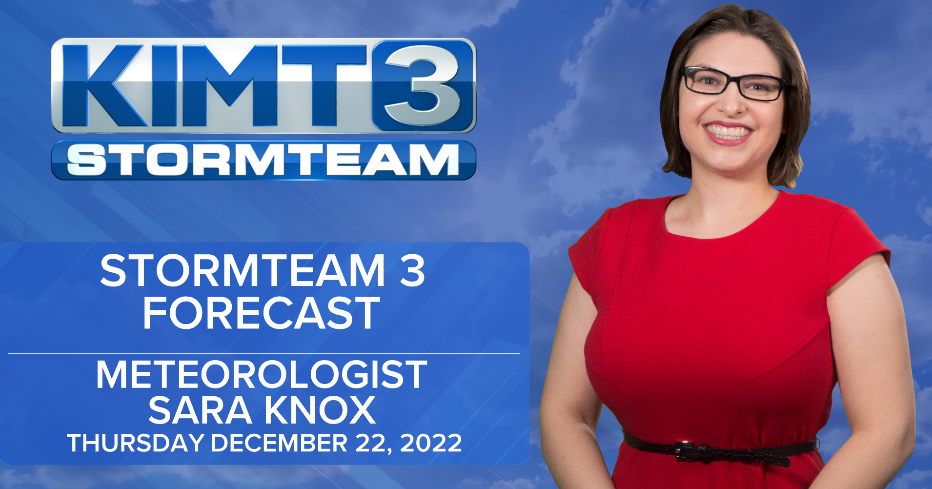 Sara's Thursday Night Forecast - 12/22/2022 | Video | kimt.com
