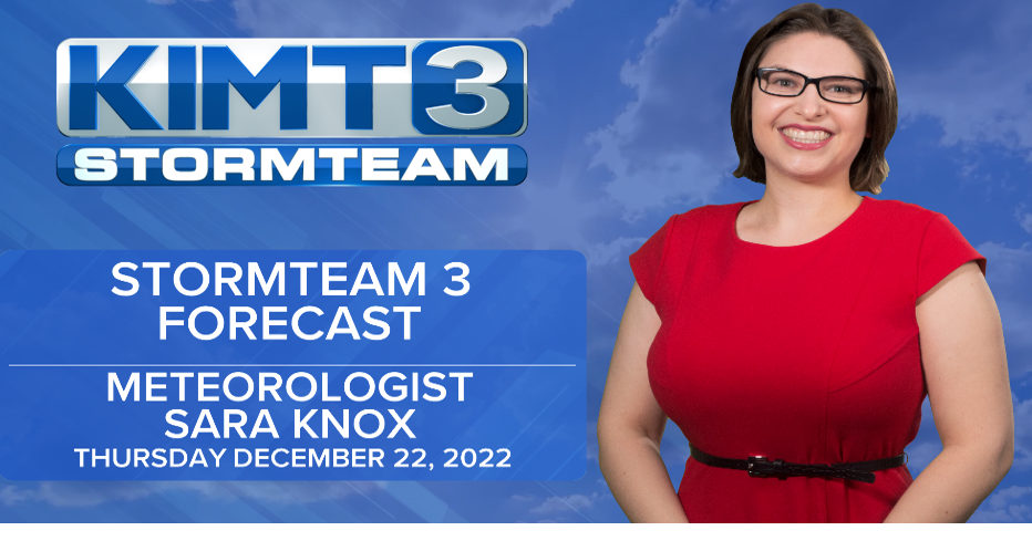 Sara's Thursday Night Forecast - 12/22/2022 | Video | kimt.com