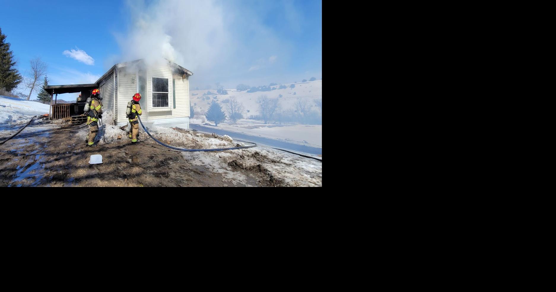 Roscoe Township home a total loss after Saturday fire | News | kimt.com