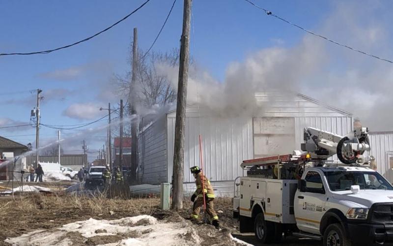 2-story building destroyed in Northwood blaze (with photos from the ...