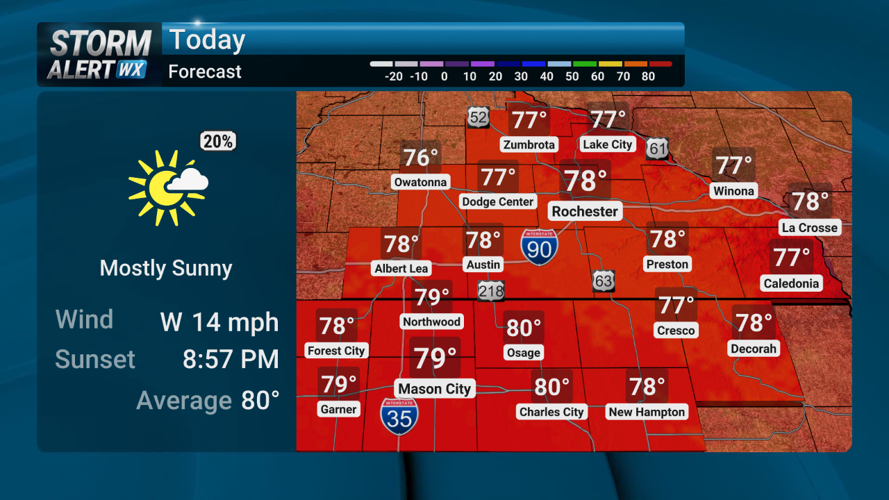 Storm Alert Wx 3: Very high UV Wednesday, seasonable conditions | News ...