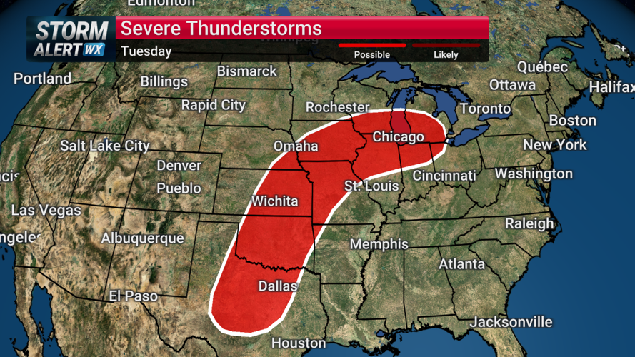 Multi-day severe weather threat looming next week | News | kimt.com
