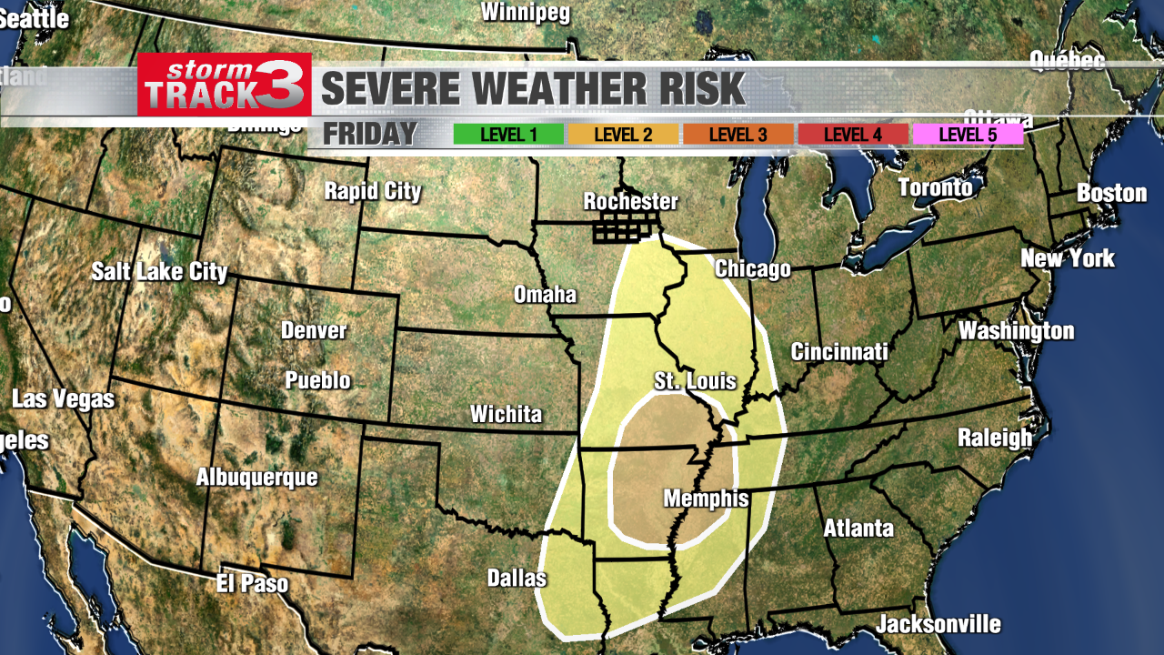 StormTrack 3: Record warmth Monday, tracking storms Friday | News ...