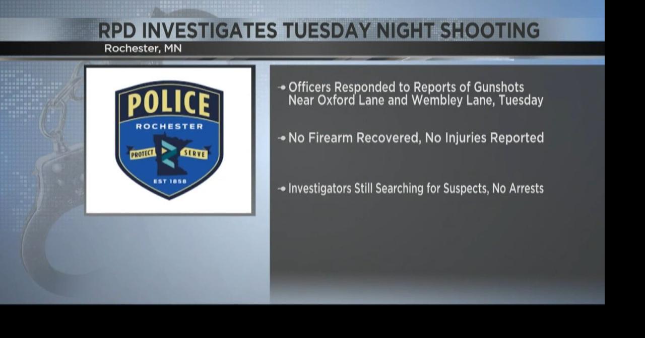 RPD: Investigators search for NW Rochester shooting suspects | Video ...