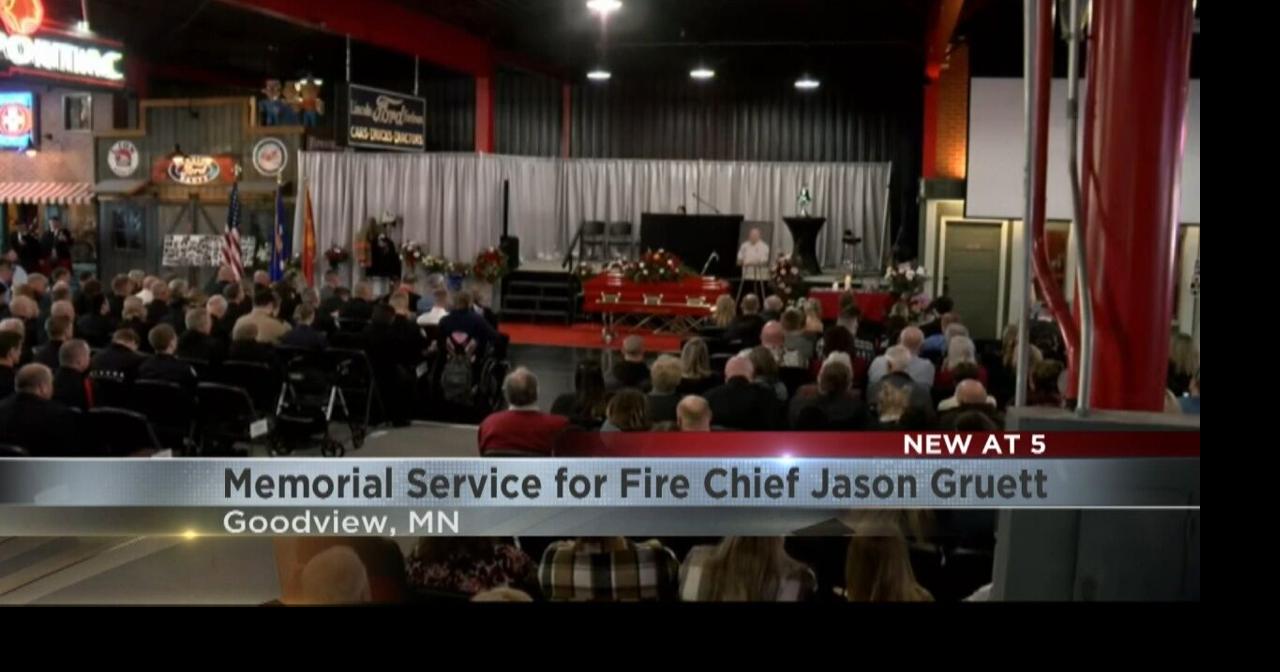 Goodview honors and remembers Fire Chief Jason Gruett | News | kimt.com