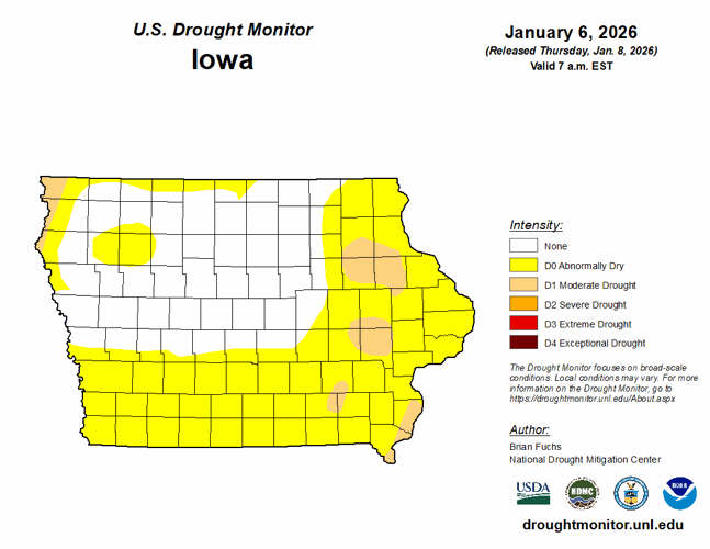 Iowa drought watch lifted but dry fall raises new concerns | News ...