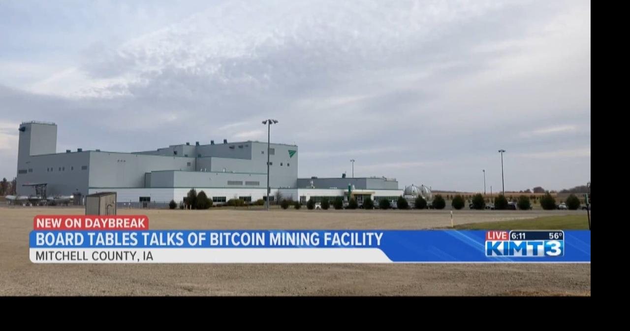 Board tables talks of bitcoin mining facility | Iowa | kimt.com