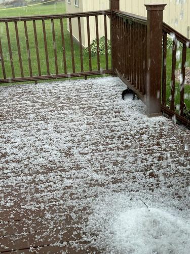 Storms brought small hail Monday afternoon | News | kimt.com