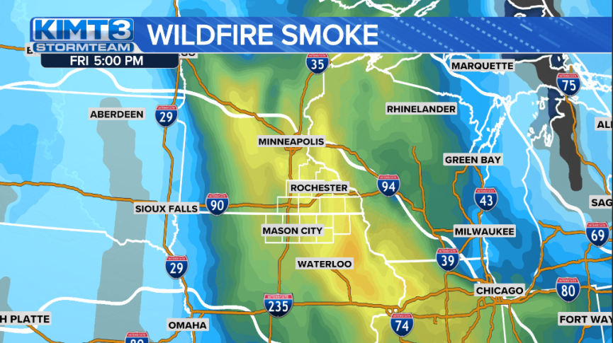 Wildfire smoke returns Thursday, Friday | News | kimt.com