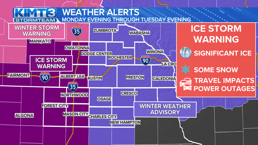 UPDATE: Latest on the winter storm impacting the region this week ...