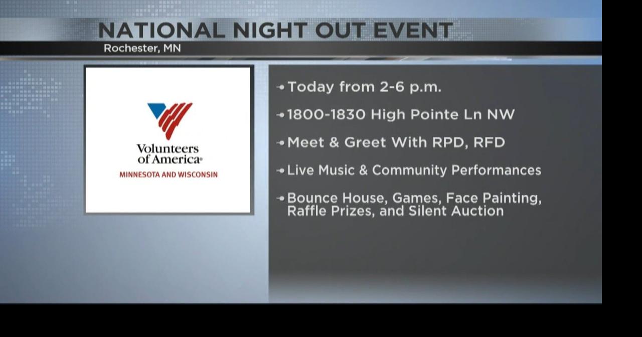 Volunteers of America holding National Night Out Event in Rochester ...