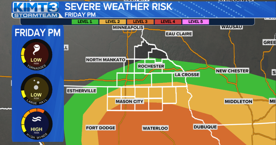 Breaking down Friday's severe weather threat | News | kimt.com