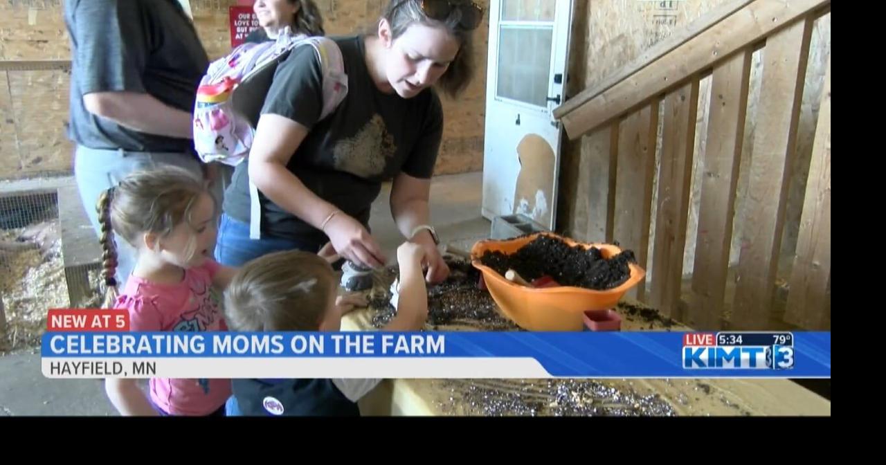 Families celebrating moms on the farm | Video | kimt.com