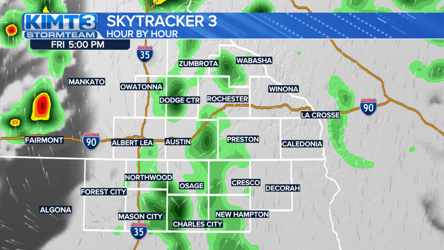 StormTeam 3: The latest on storm chances the rest of Friday & Saturday ...