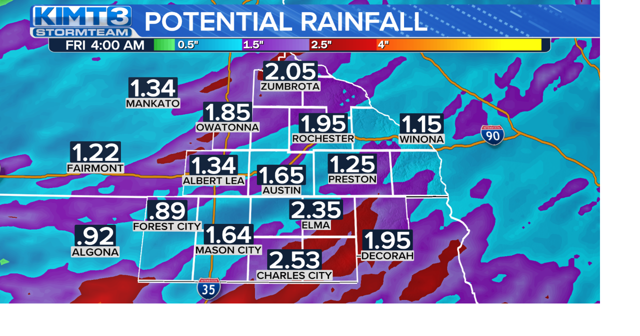StormTeam 3: Severe weather possible today and tomorrow | News | kimt.com