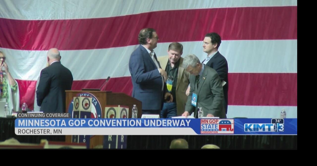 Day one of Minnesota GOP Convention underway after a delayed start ...
