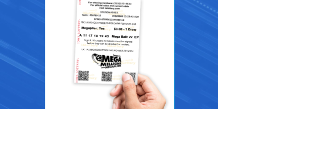 mega millions ticket example