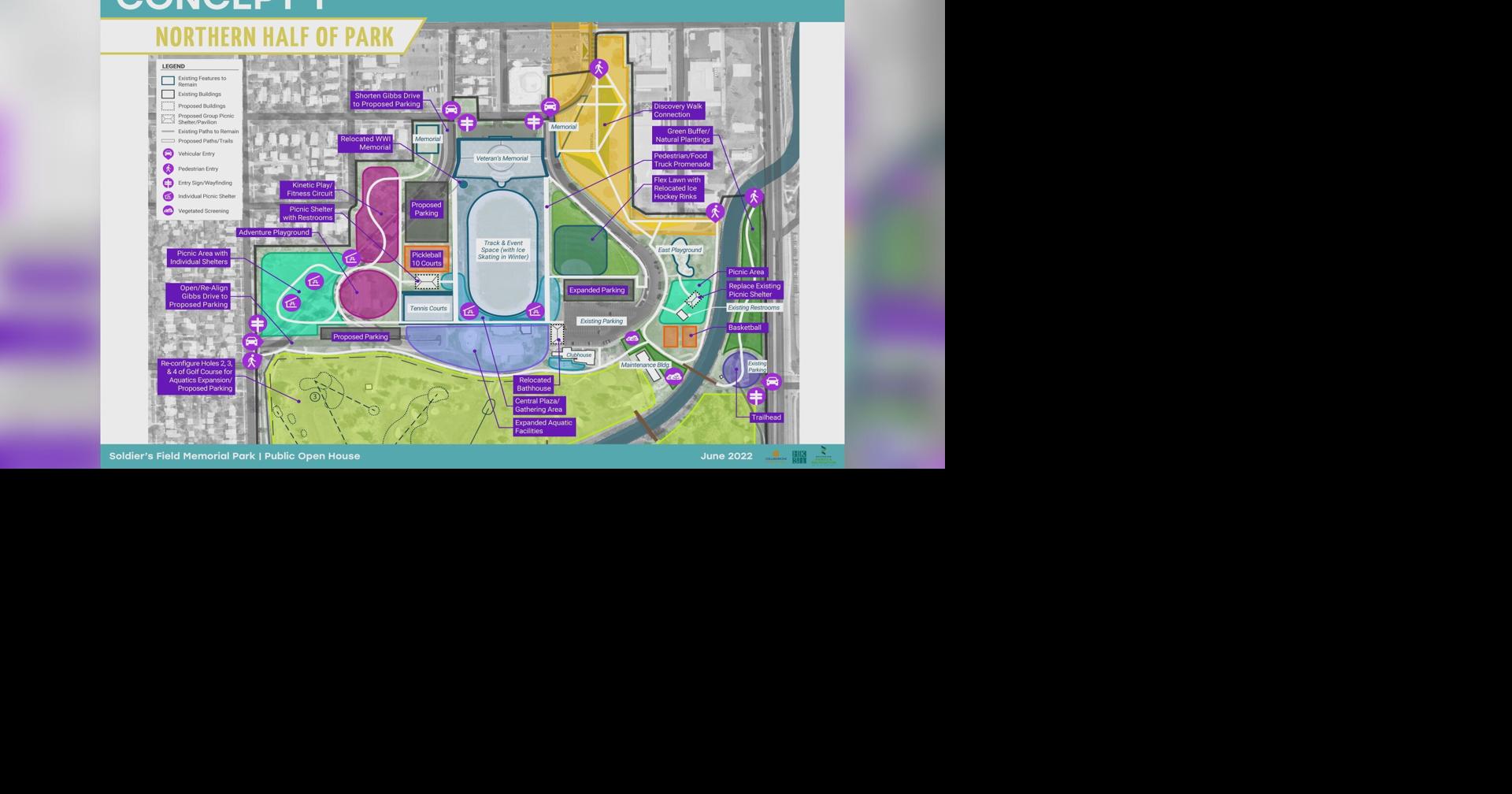 Soldiers Field Memorial Park concept plans released, include golf ...