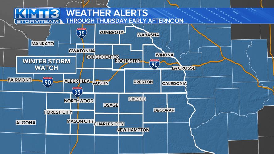 StormTeam 3: Impactful winter storm to bring 5-8" of snow Wednesday ...