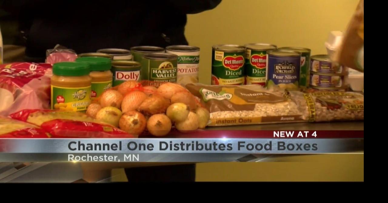 Channel One Regional Food Bank Distributes Food Boxes for families ...