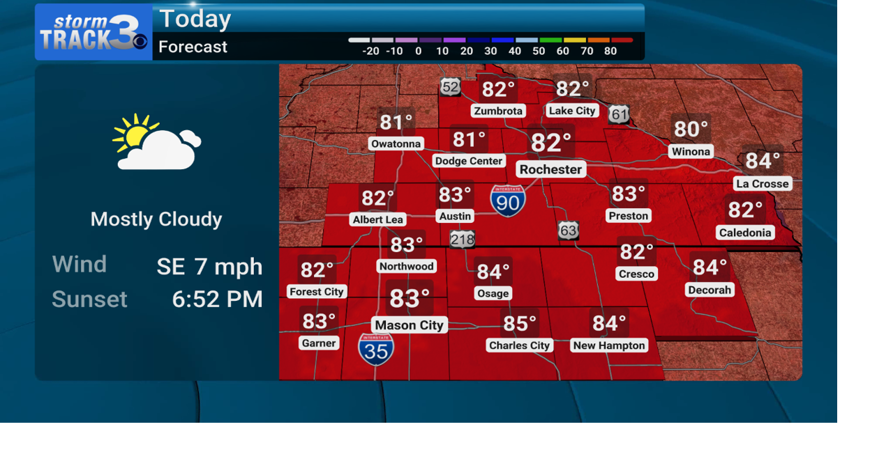 StormTrack 3: More clouds Tuesday, same summer-like warmth | News ...
