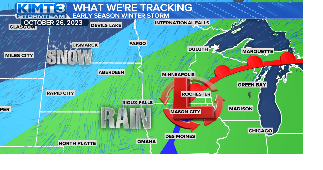 Early season winter storm to bring snow to the Upper Midwest this week ...