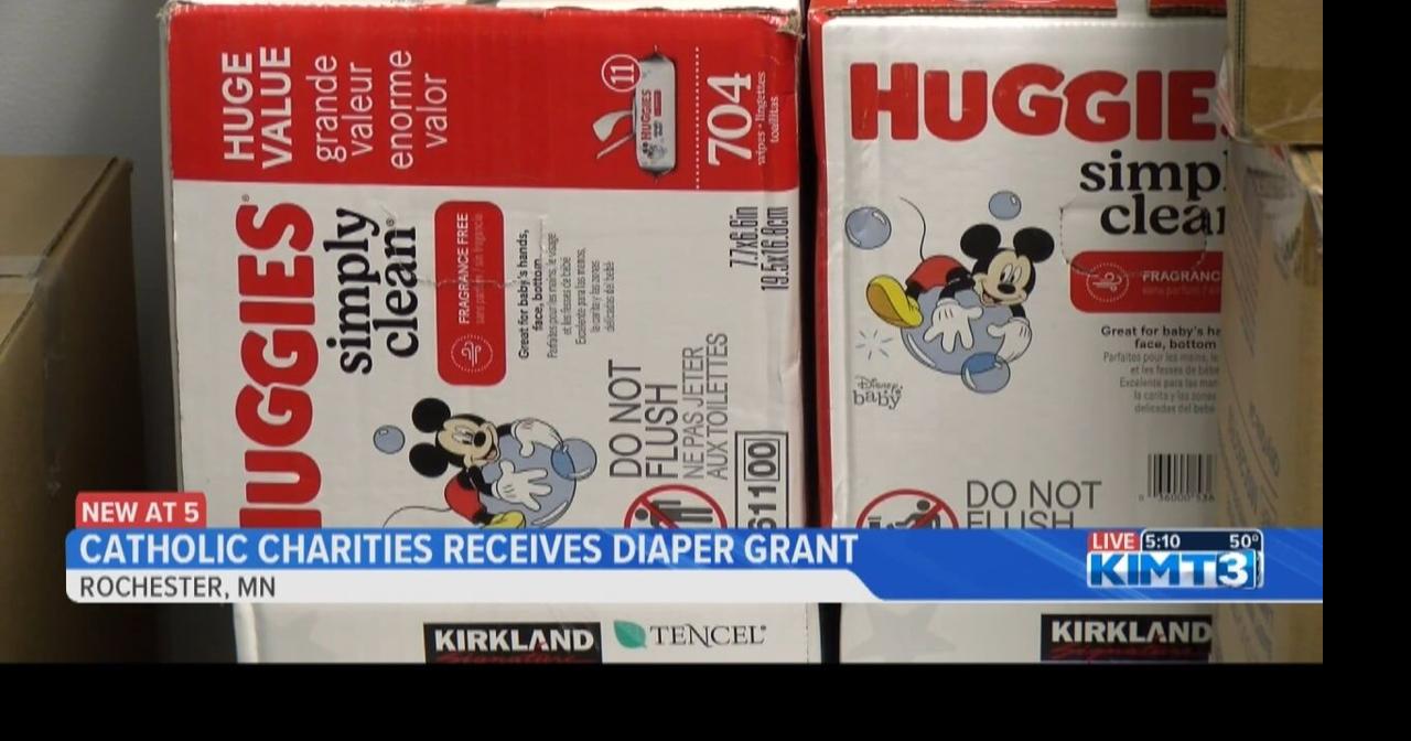 Catholic Charities of Southern Minnesota receives diaper donation | News | kimt.com