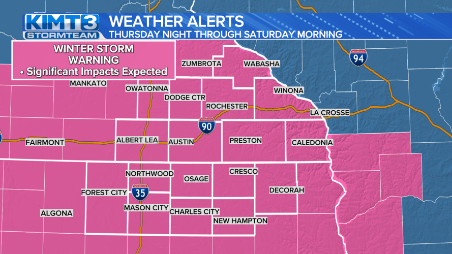 Winter Storm Warning issued for Thursday Night through Saturday morning ...