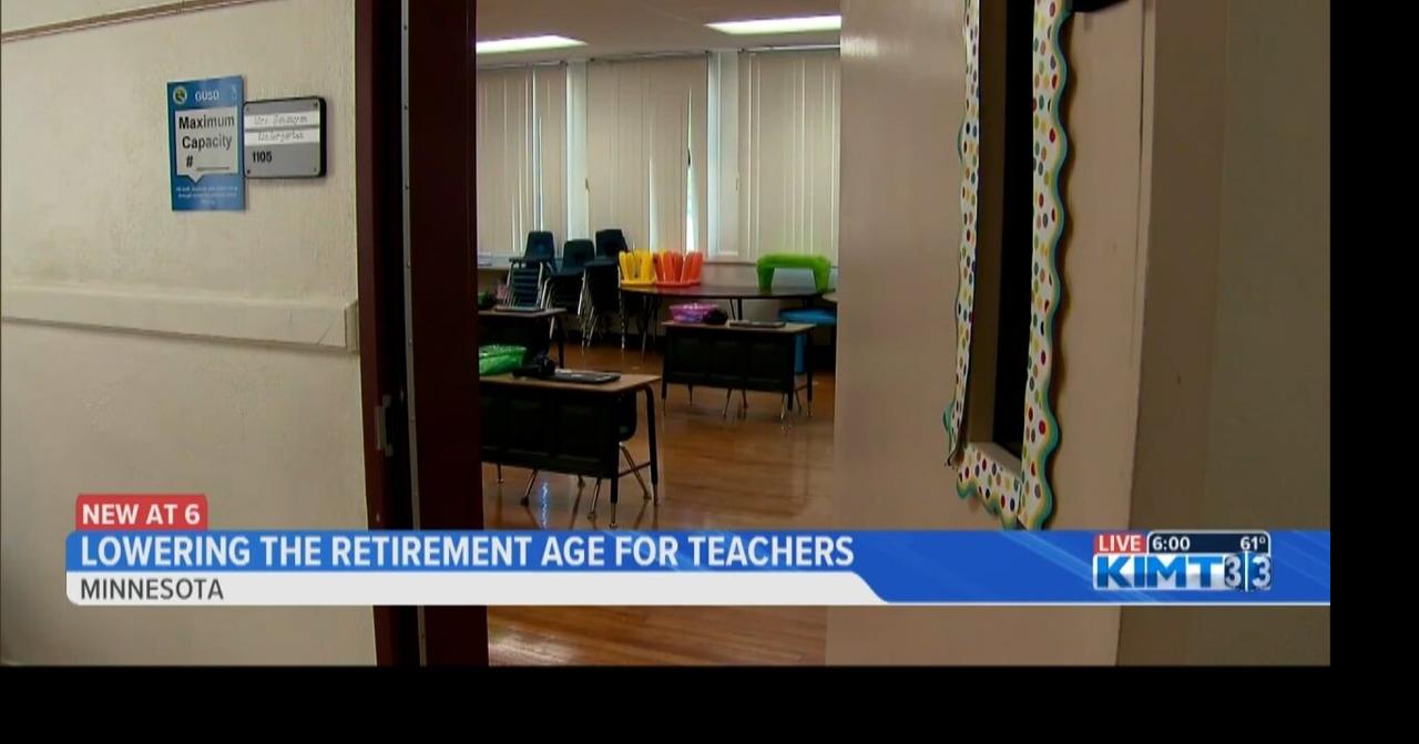 Lawmakers look at lowering retirement age for teachers | News | kimt.com