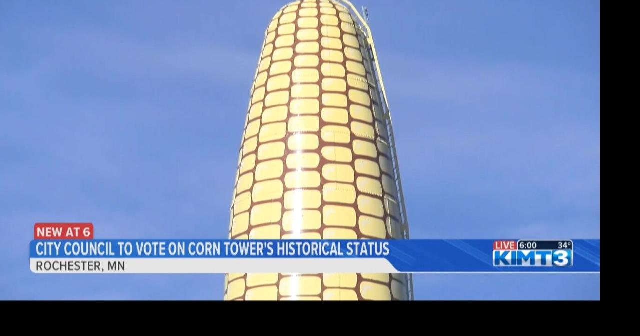 Rochester’s iconic corn water tower takes one step closer to becoming a ...