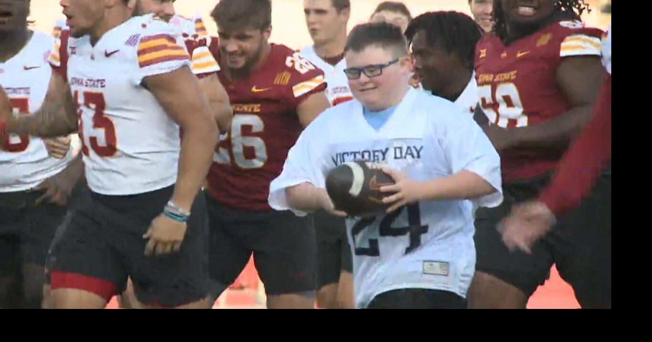 Kids shine at Iowa State football's annual "Victory Day" | News | kimt.com