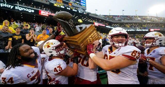 Iowa offensive futility hands CyHawk trophy to Iowa State | News | kimt.com