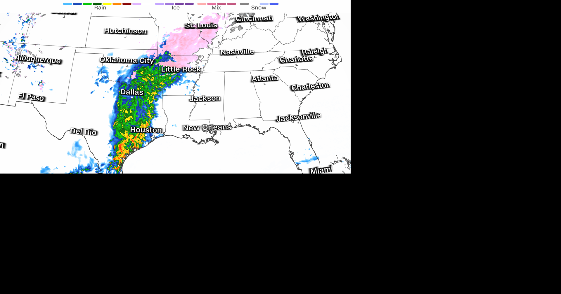 A new weather pattern will replace the arctic air with heavy rain, ice ...